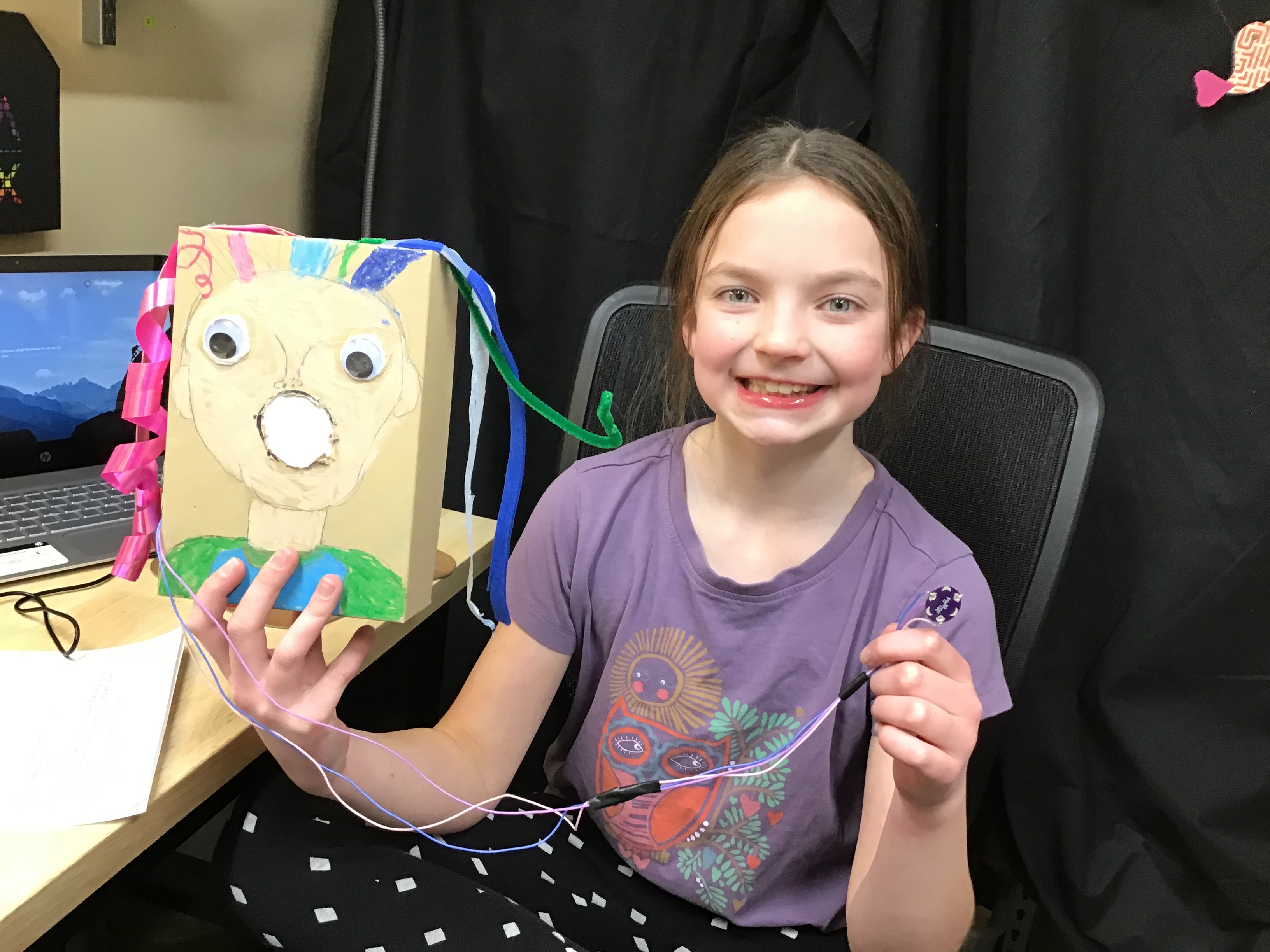 Jo highVoltage Recess Robot with Adafruit Flora and NeoPixel ring and ...